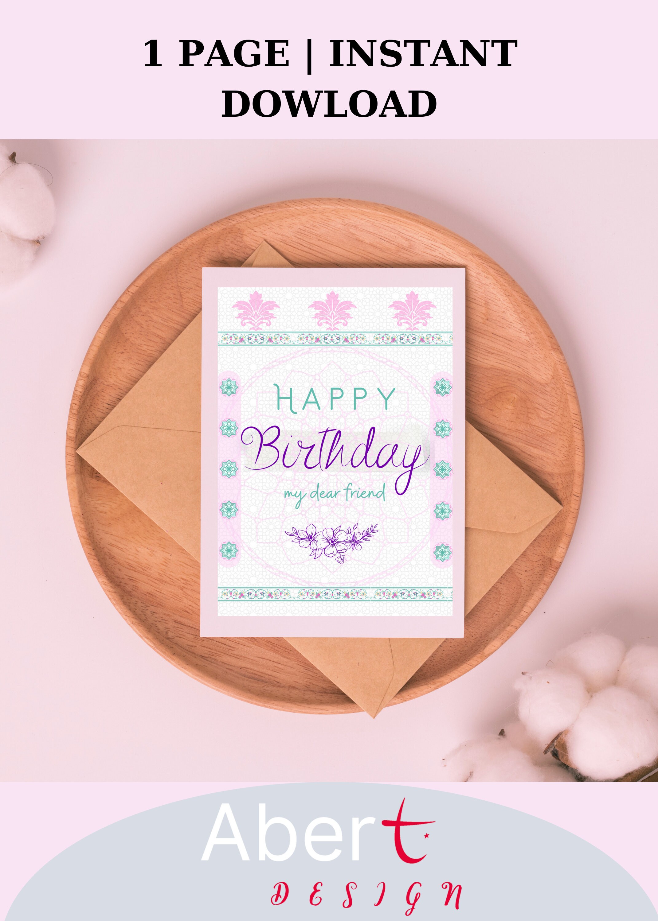 Digital Birthday Card, Birthday Card, Downloadable Birthday Card - Etsy