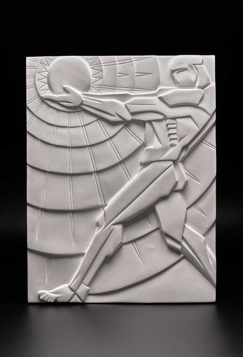 8 Art Deco Wall Panels After Rene Paul Chambellan - Bas-reliefs Chanin ...