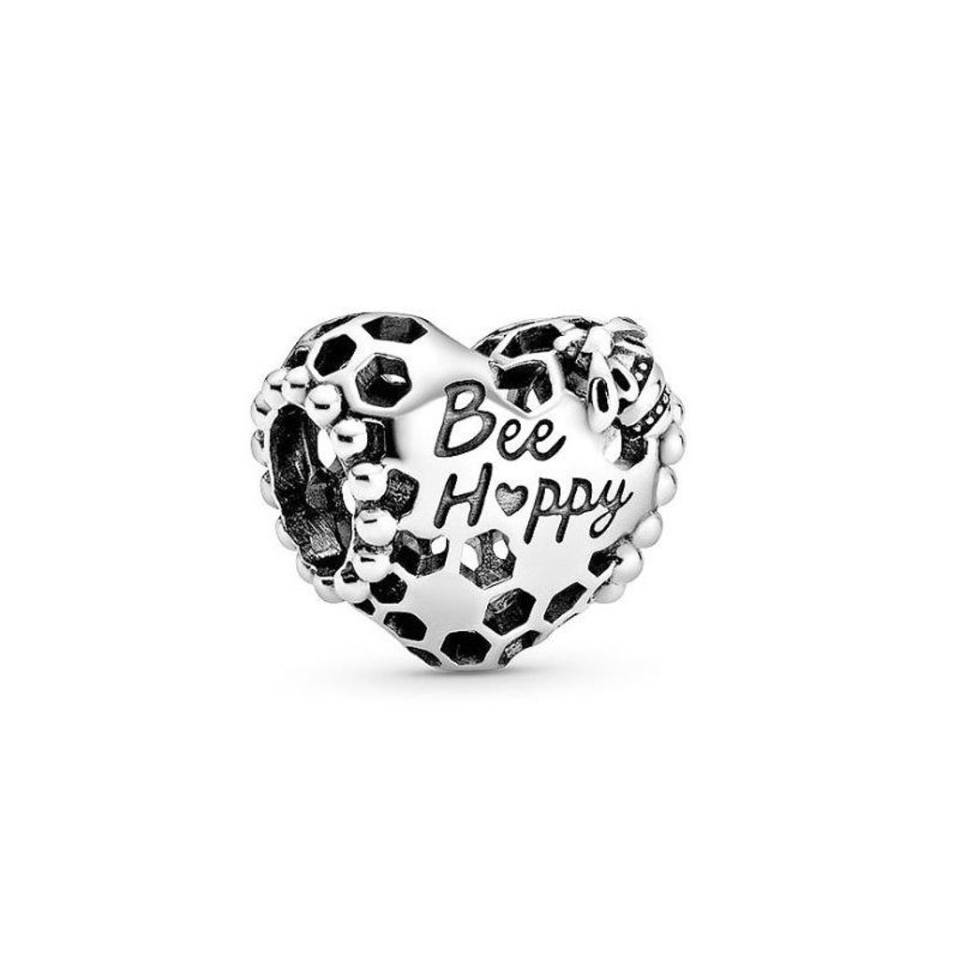 2020 Pandora Bee Happy Honeycomb Heart Charm - Etsy