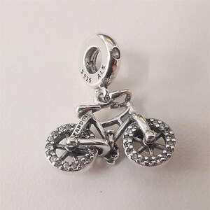 Pandora Sterling Silver Brilliant Bicycle Pendant Charm - Etsy