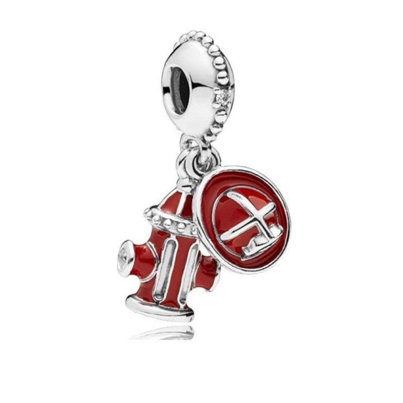 Firefighter Charm - Etsy