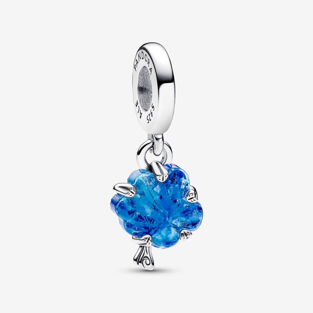 Pandora Blue Murano Glass Family Tree Dangle Charm - Etsy UK