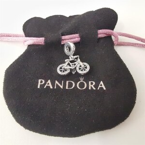 Pandora Sterling Silver Brilliant Bicycle Pendant Charm - Etsy
