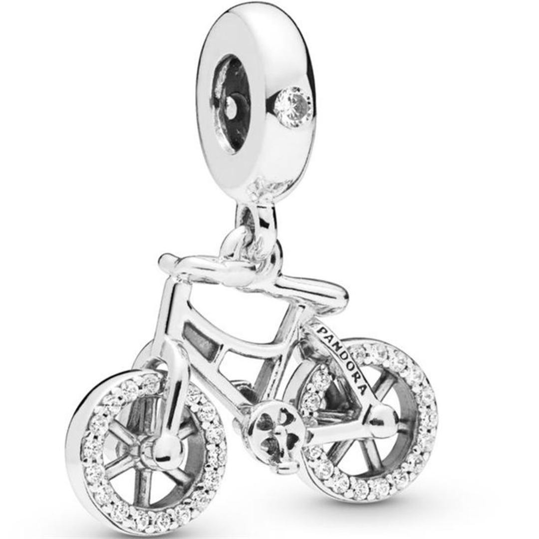 Pandora Sterling Silver Brilliant Bicycle Pendant Charm - Etsy
