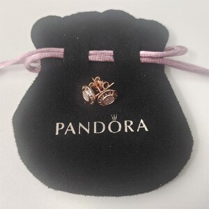 Pandora Sterling Rose Gold Pandora Signature Stud Earrings - Etsy