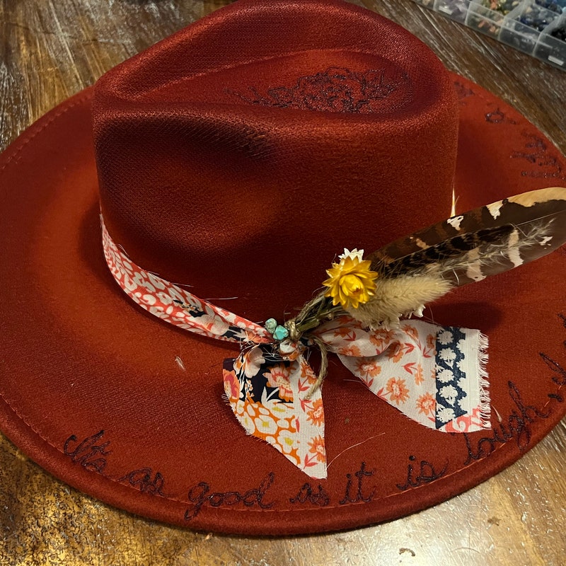 Cowboy Hat Bands Feather - Etsy