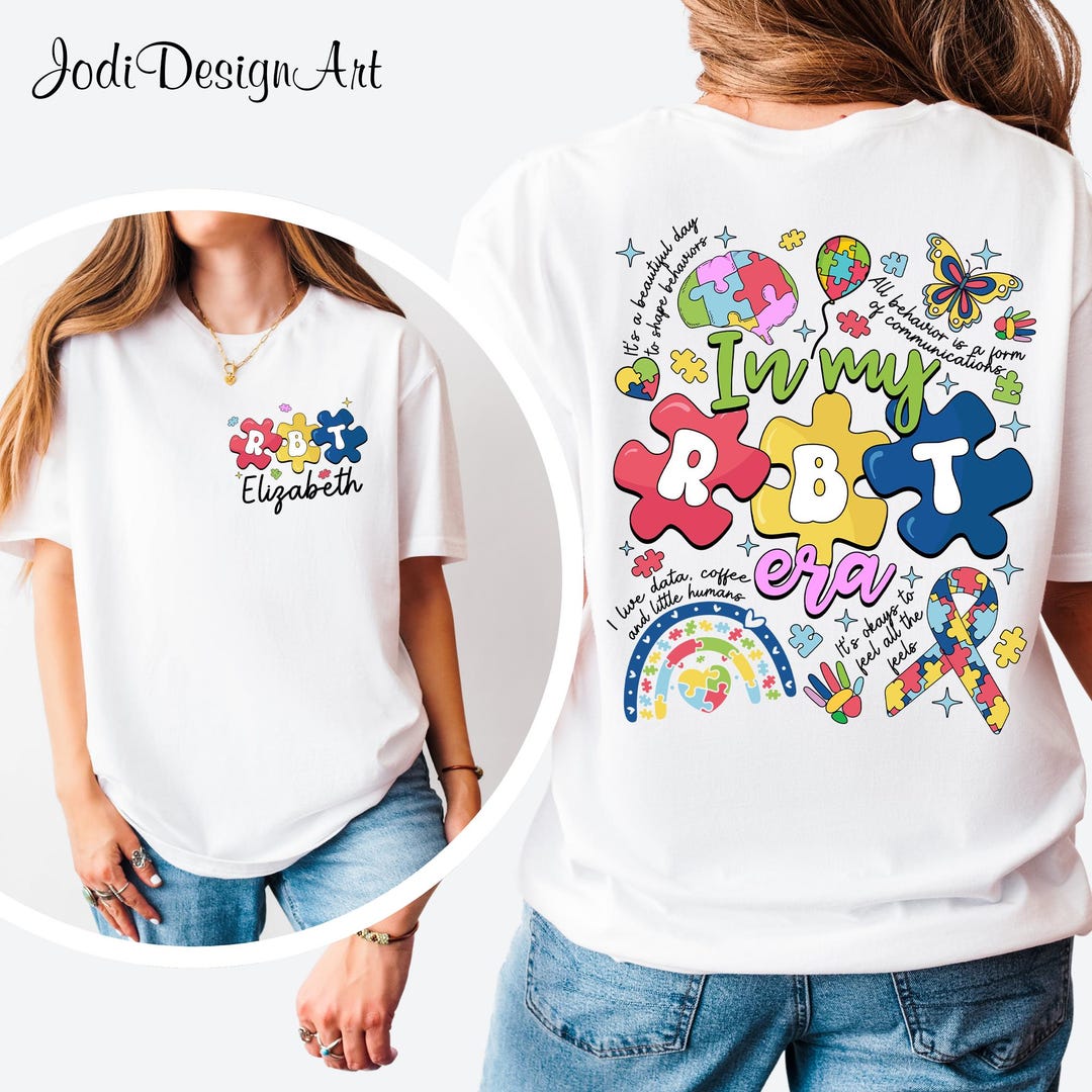 Personalization RBT Shirt, RBT Shirt, Aba Therapist Shirt, Behavior ...