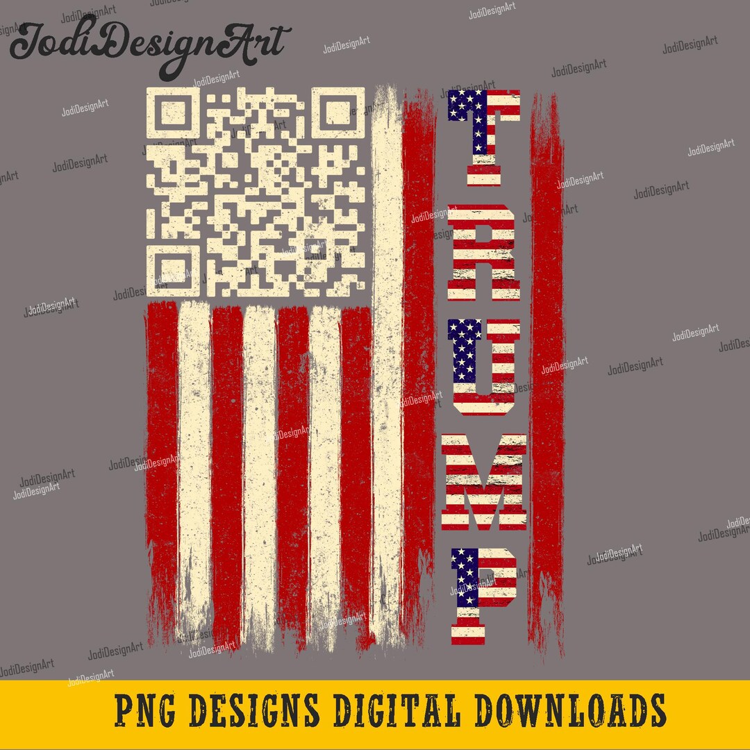 Funny QR President Trump Png, 45 47 Dancing Dance Moves Maga, Viral Qr ...