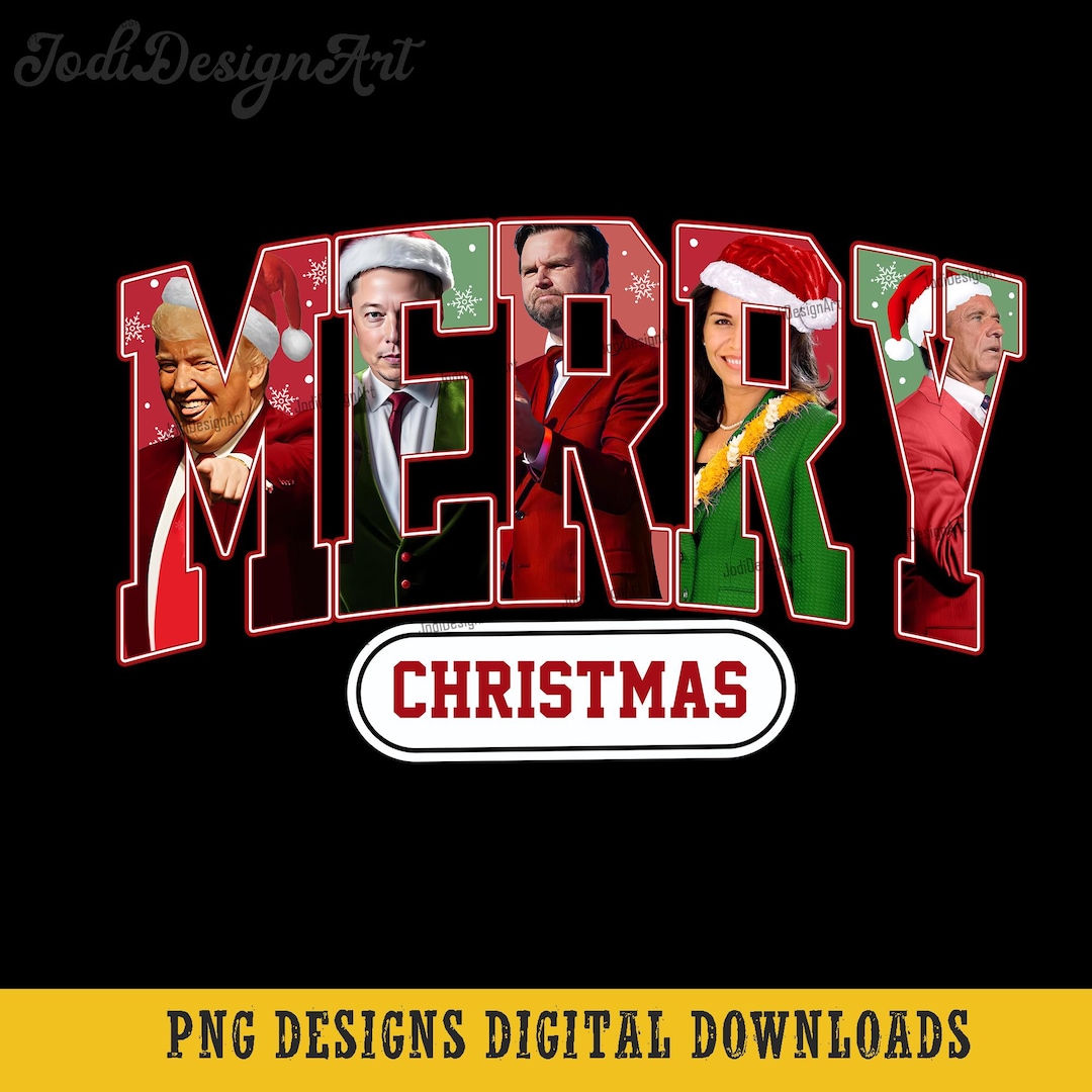 Merry Trumpmas Png, Trump Merry Christmas Png, Trump Christmas Design ...