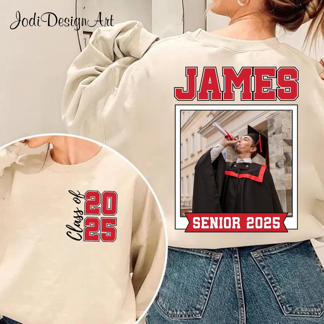 Custom Class of 2025 Graduation Shirt, Personalized Graduate School ...