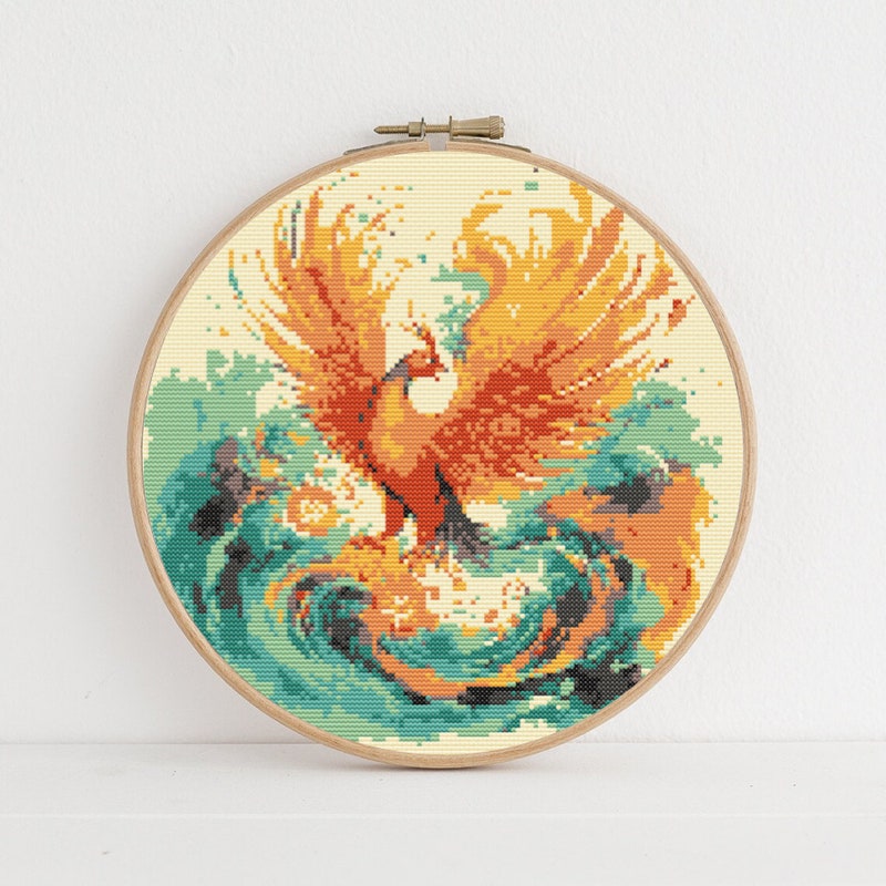 Phoenix Embroidery - Etsy