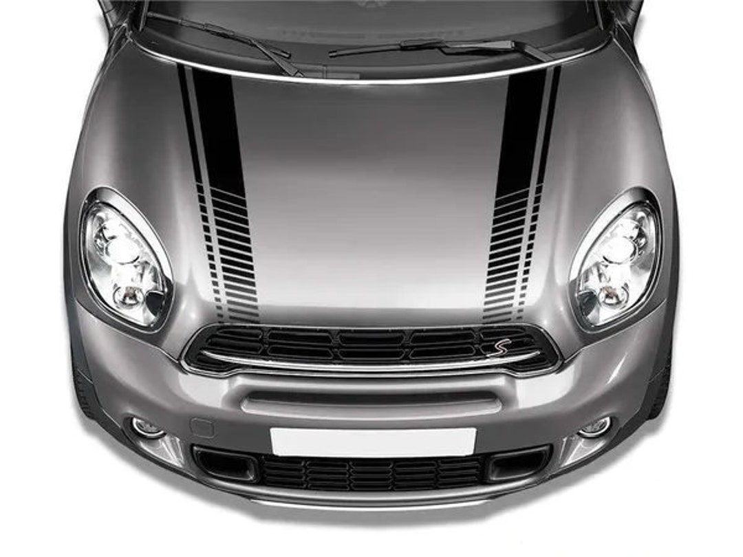 Mini Car Bonnet Stripes, Stickers, Vinyl Graphics, Decals, Can Be Made ...