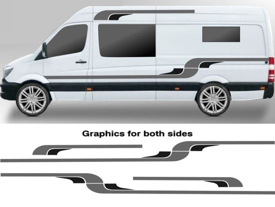 No.856 Universal Fitting Motorhome Caravan Graphics Decals Stickers ...