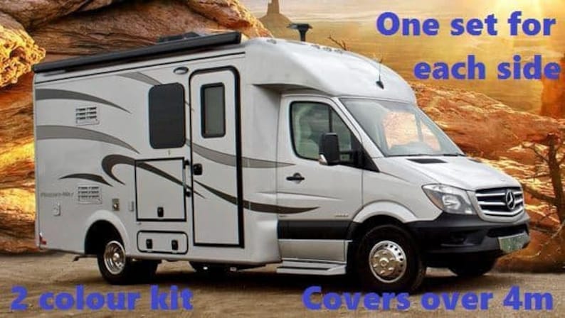 No.922 Universal Fitting Motorhome Caravan Graphics Decals Stickers ...
