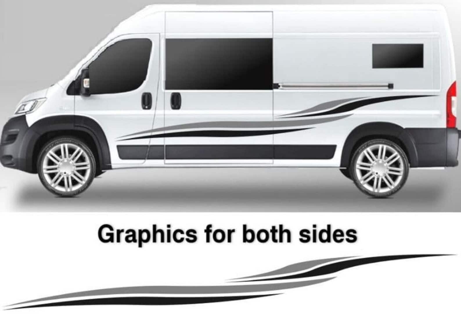 No.783 Universal Fitting Motorhome Caravan Graphics Decals Stickers ...