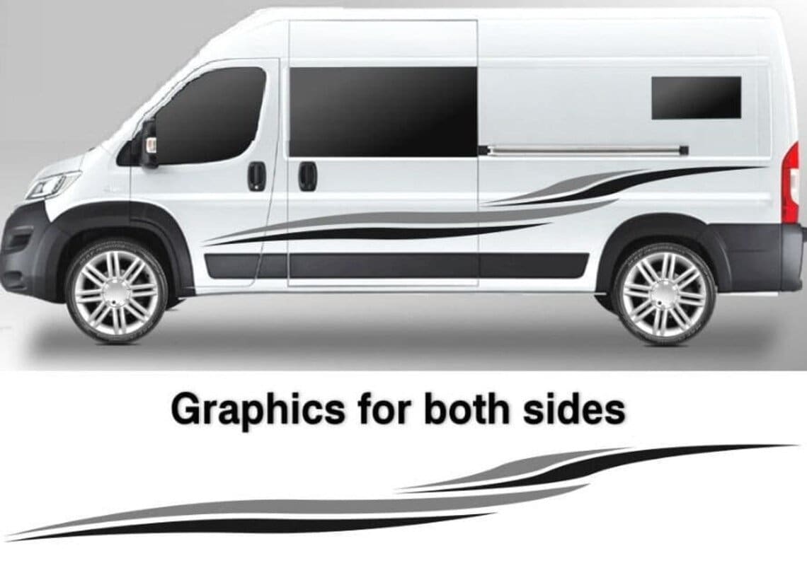No.783 Universal Fitting Motorhome Caravan Graphics Decals Stickers ...