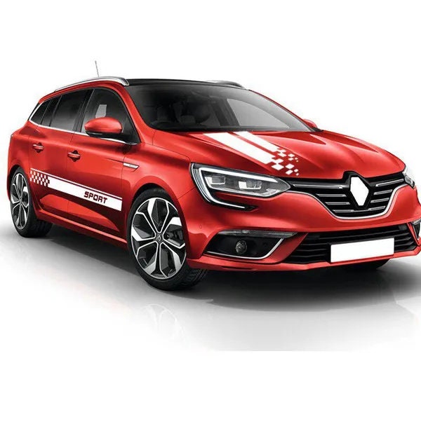 Universal Car Bonnet and Side Stripes, Stickers, Vinyl Graphics, Decals ...
