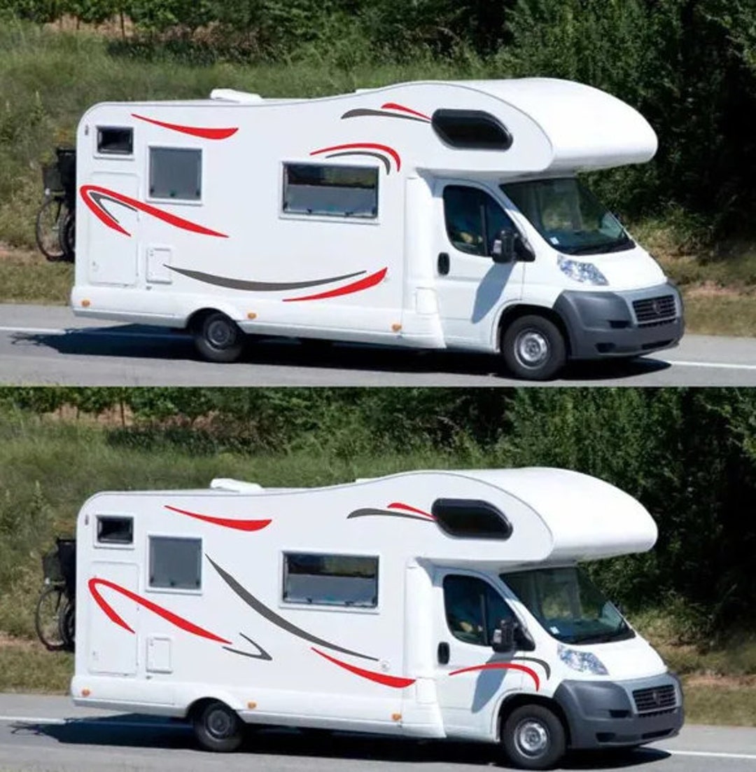 No.727 Universal Fitting Motorhome Caravan Graphics Decals Stickers ...