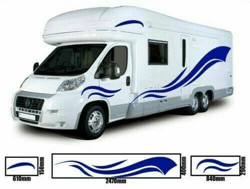 No.921 Universal Fitting Motorhome Caravan Graphics Decals Stickers ...