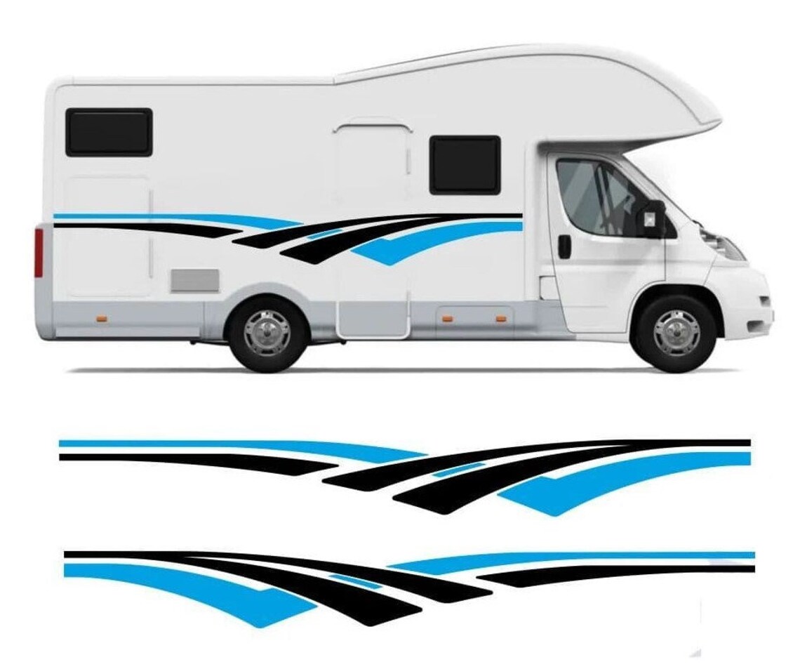 No.917 Universal Fitting Motorhome Caravan Graphics Decals Stickers ...