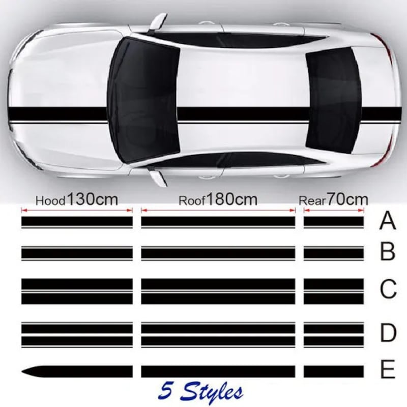 Stripe Decal - Etsy