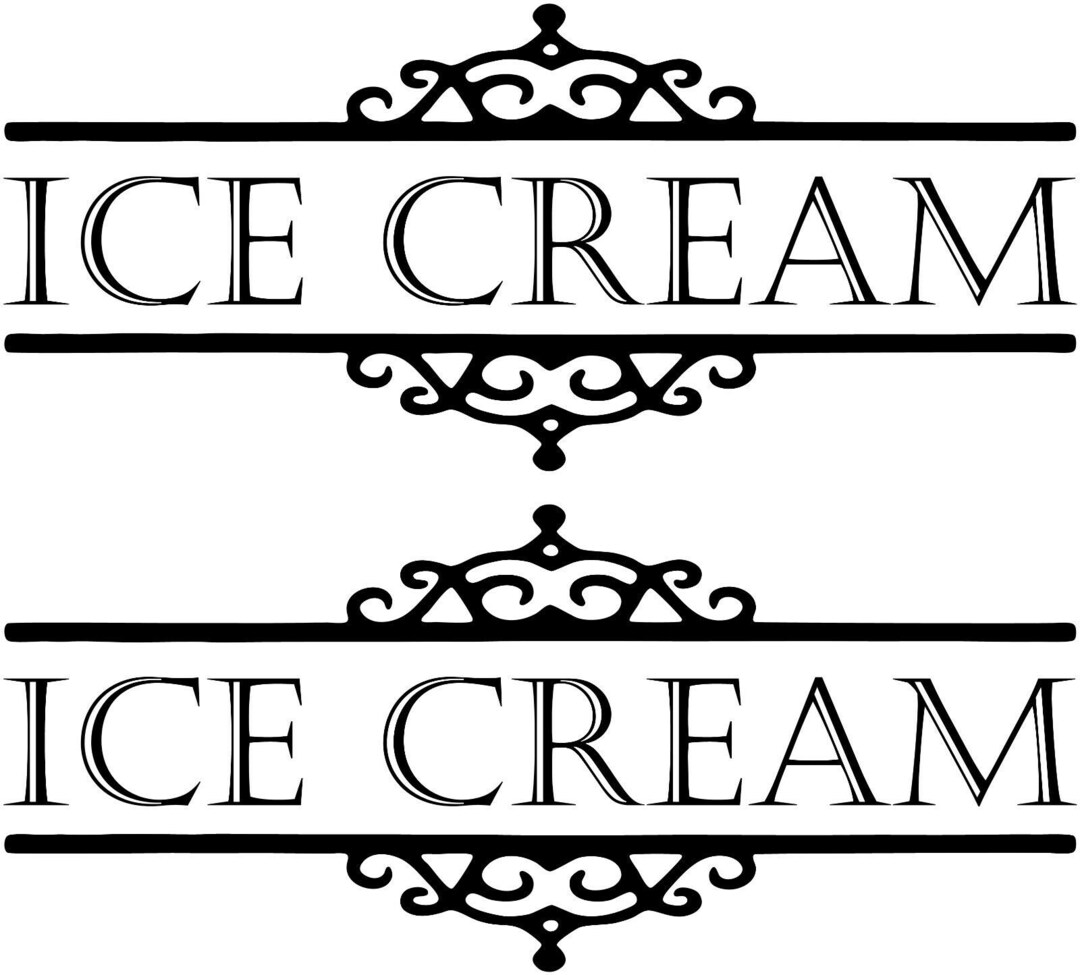 Ice Cream Design, Ice Cream Van Stickers Decals Vinyl Graphic Ice Cream ...