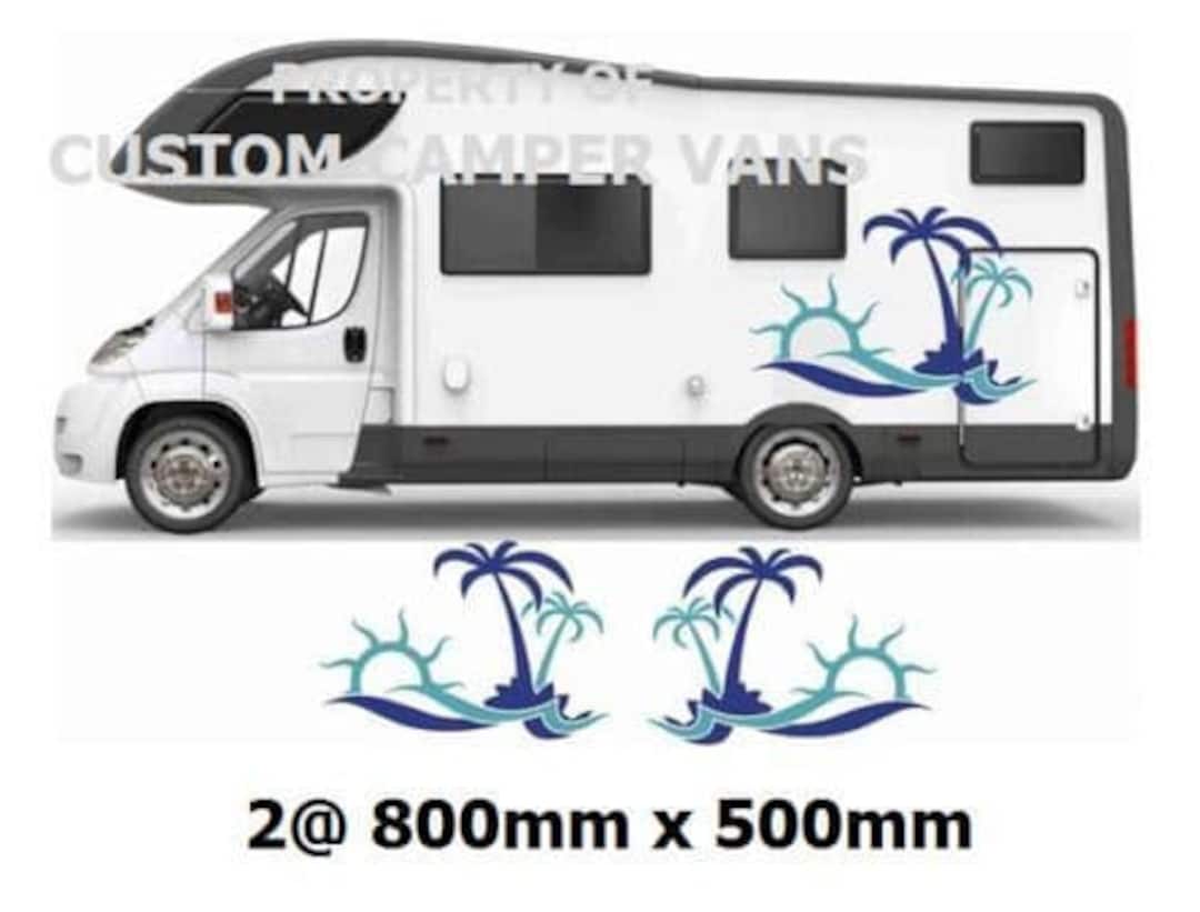 No.925 Universal Fitting Motorhome Caravan Graphics Decals Stickers ...