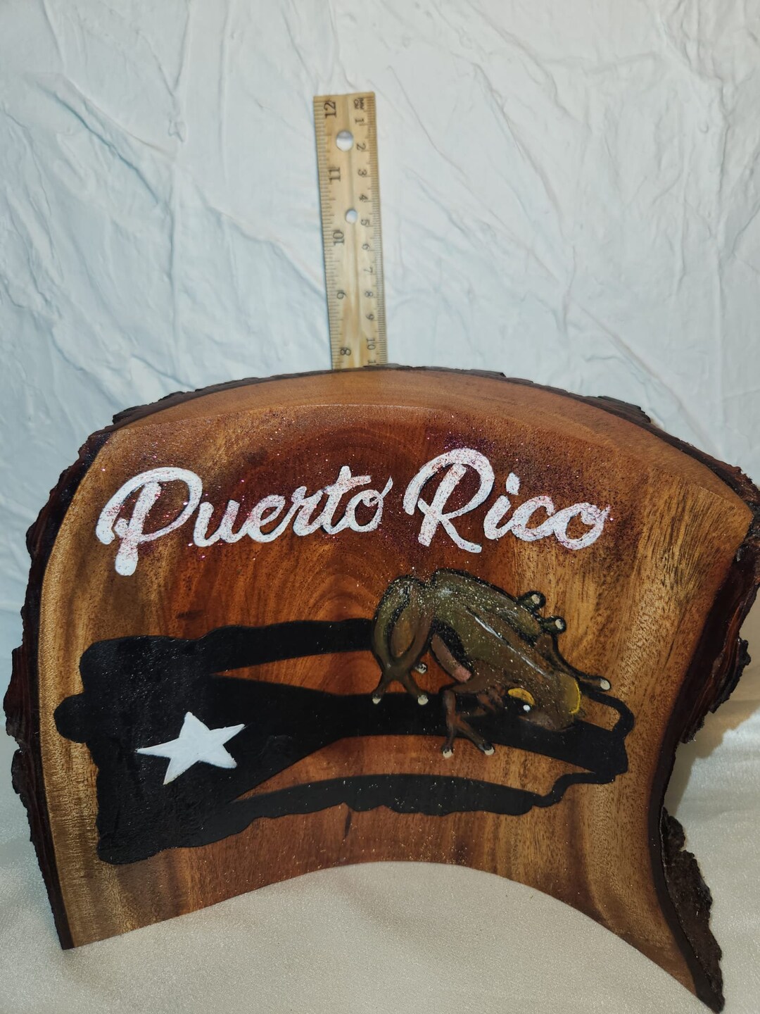 Puerto Rican Crafts: Live Edge Slab Wood Puerto Rico - Etsy