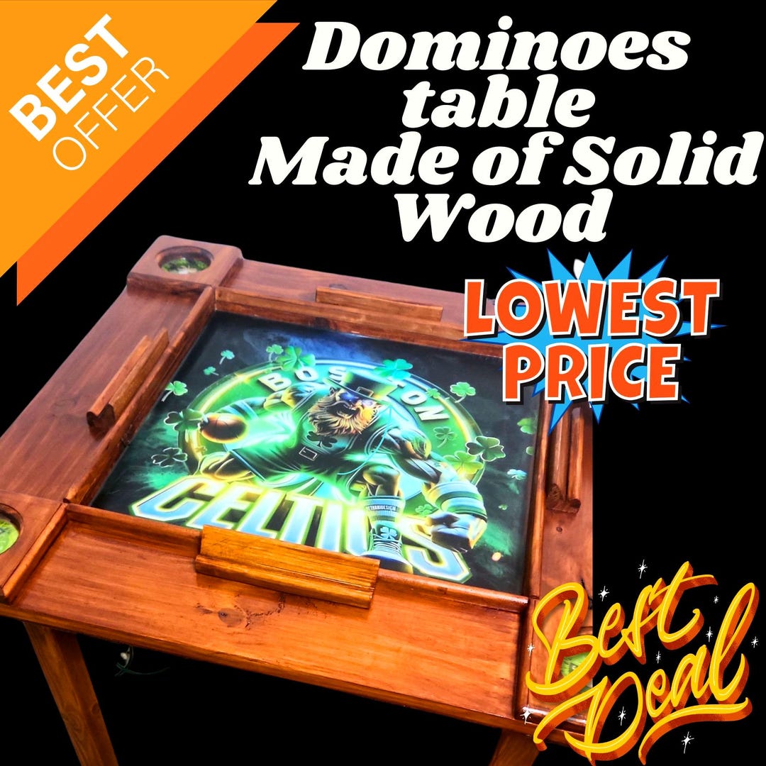 Custom Domino Tables Made of Solid Wood - Etsy