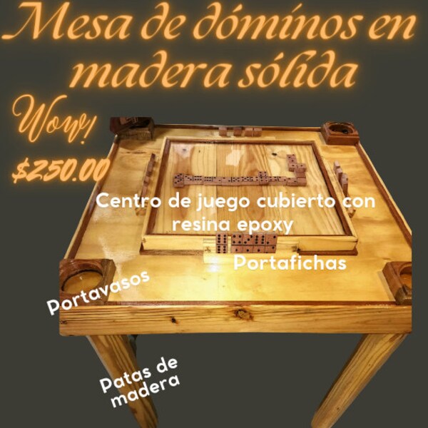 Domino Table Puerto Rico - Etsy