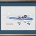 Counted Cross Stitch Embroidery Kit of Cessna Aircraft - Etsy