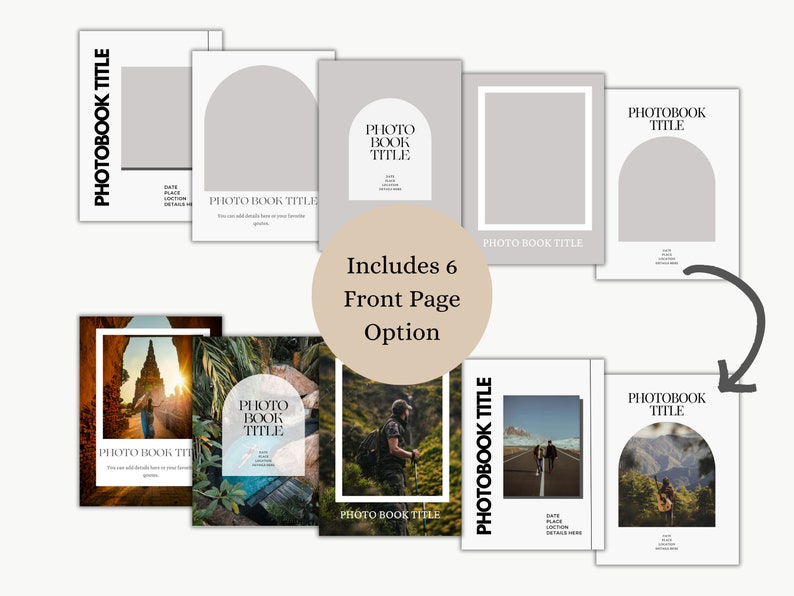 Digital Photo Book Scrapbook Templates, Custom Photo Album, Journaling ...