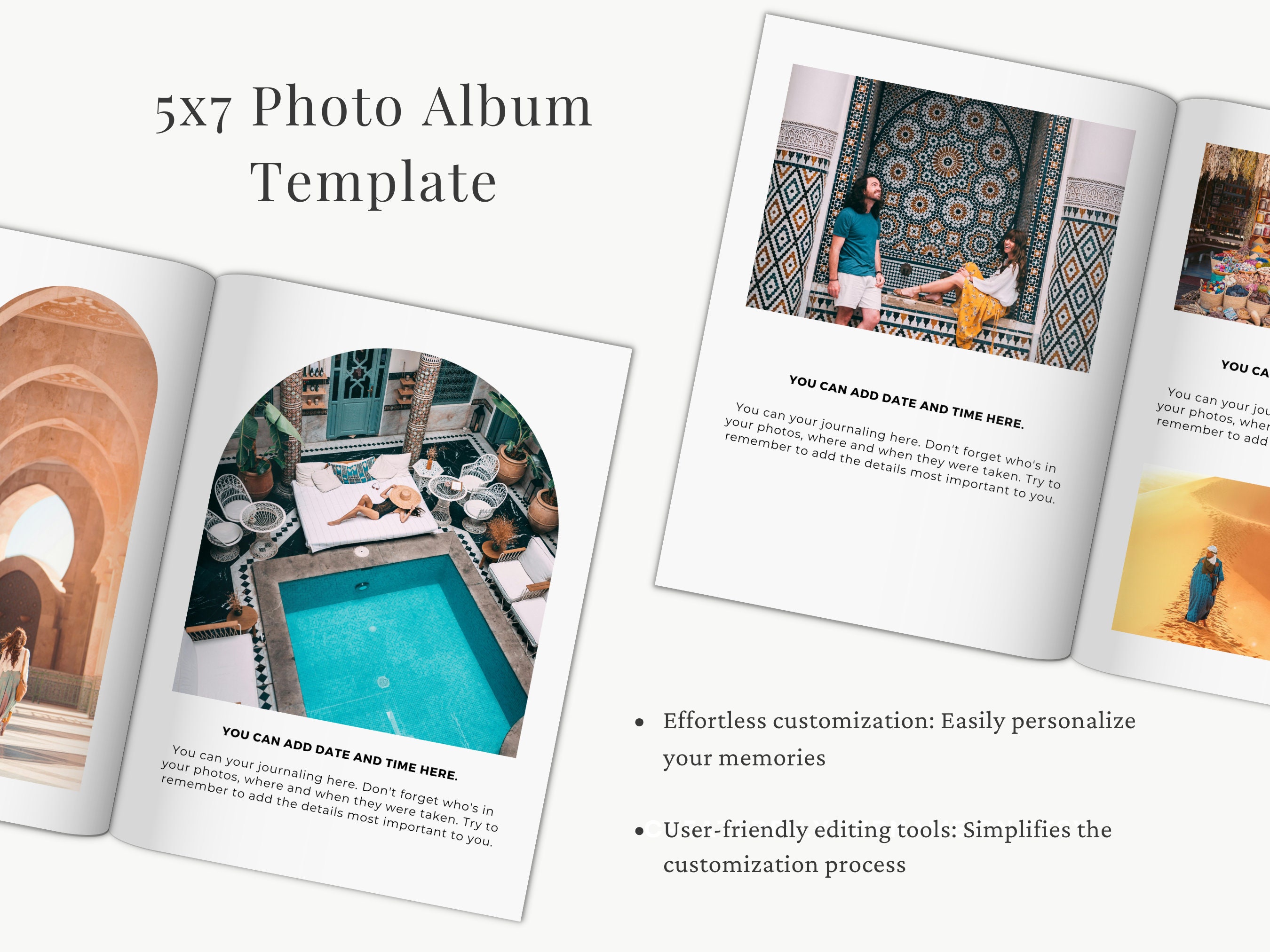 Digital Photo Book Scrapbook Templates, Custom Photo Album, Journaling ...