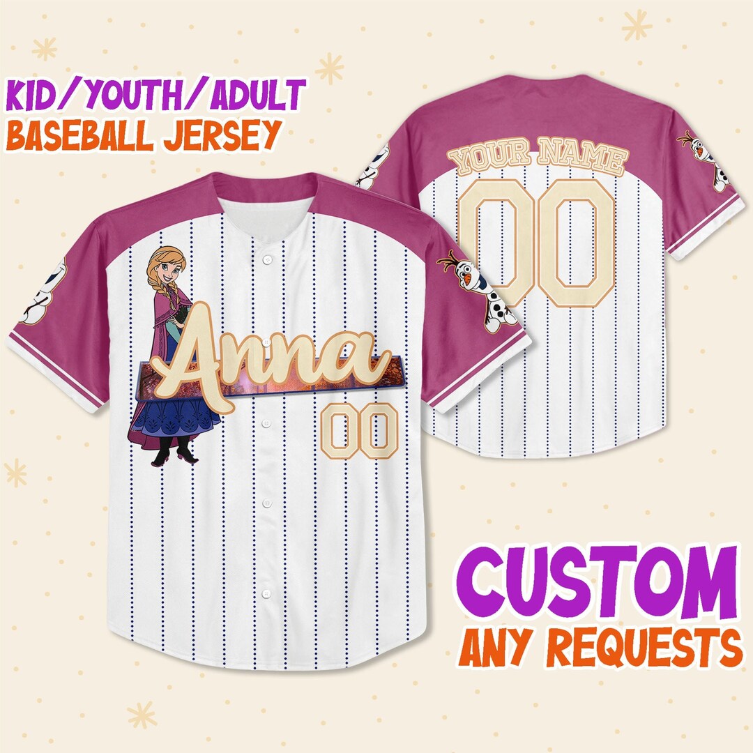 Custom Disney Princess Anna Frozen, Custom Name Disney Kid Adult ...