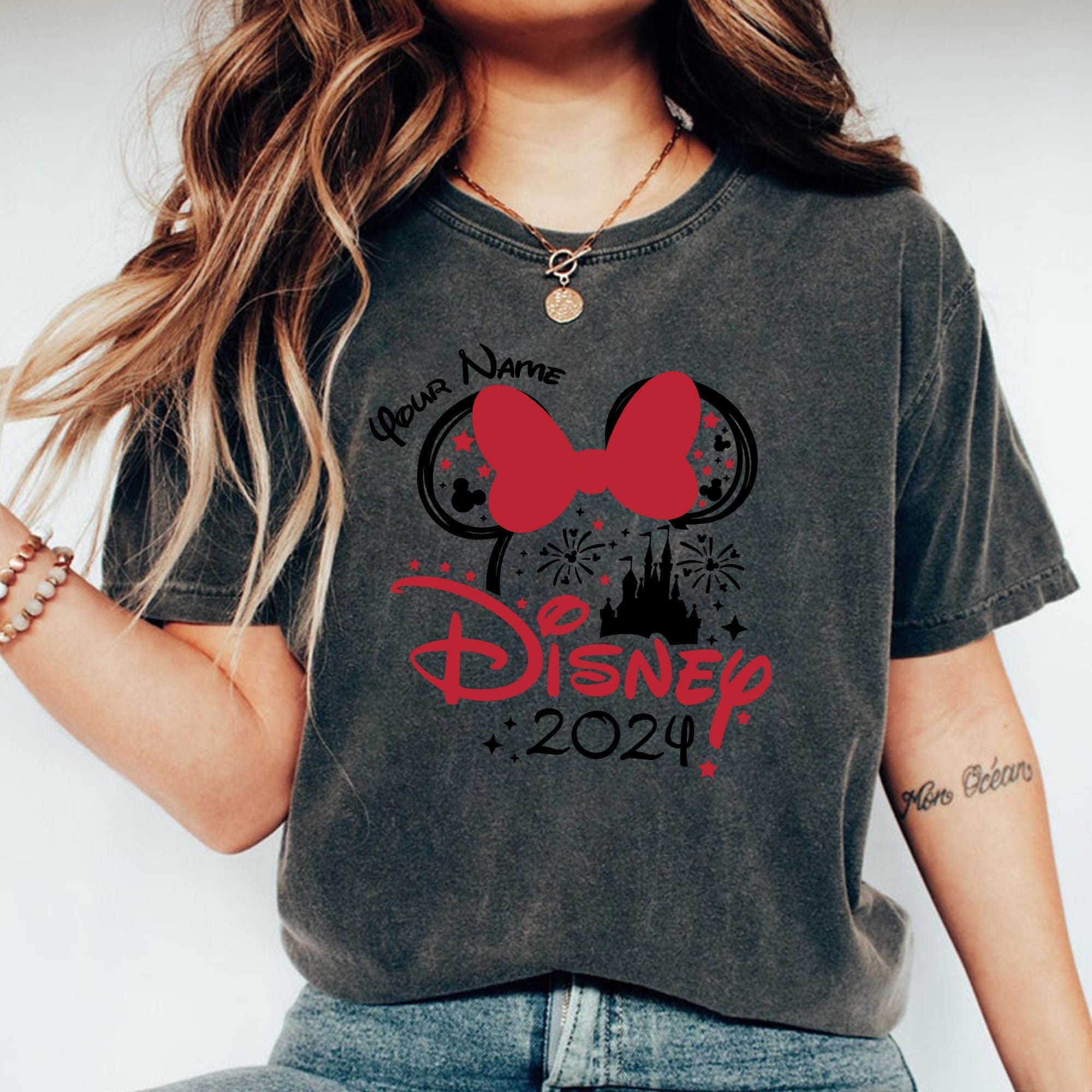 Personalized Disney Family Trip 2024 Minnie Logo Disney Shirt, Disney ...