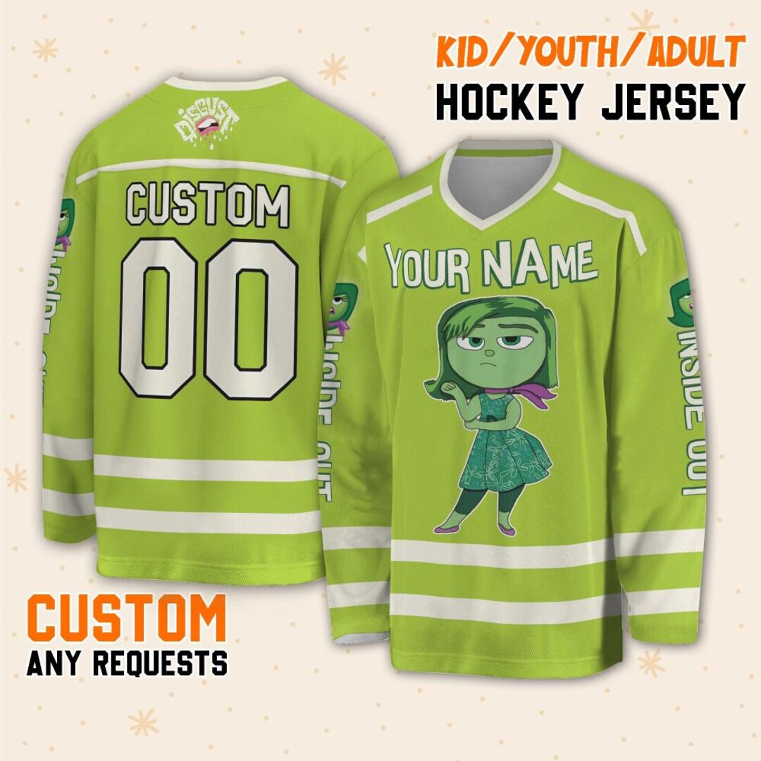 Personalized Disney Inside Out Disgust Typographic Emotions, Custom Ice ...