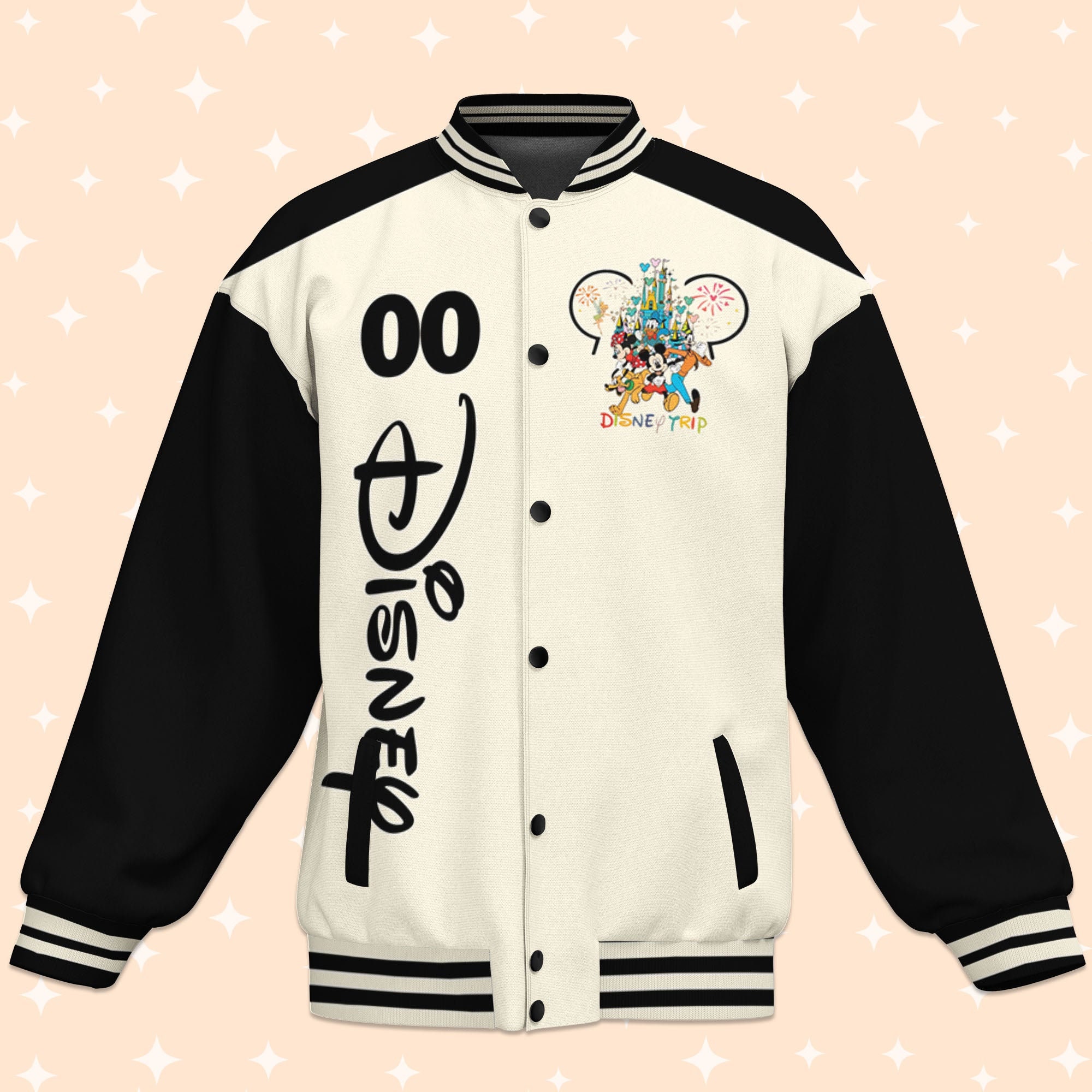 Custom Disney Trip Fun Varsity Jacket Adult Varsity Jacket - Etsy