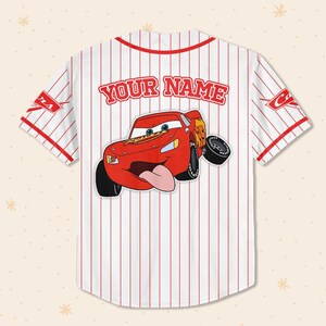 Custom Disney Cars Lightning Mcqueen Baseball, Custom Cars Baseball ...