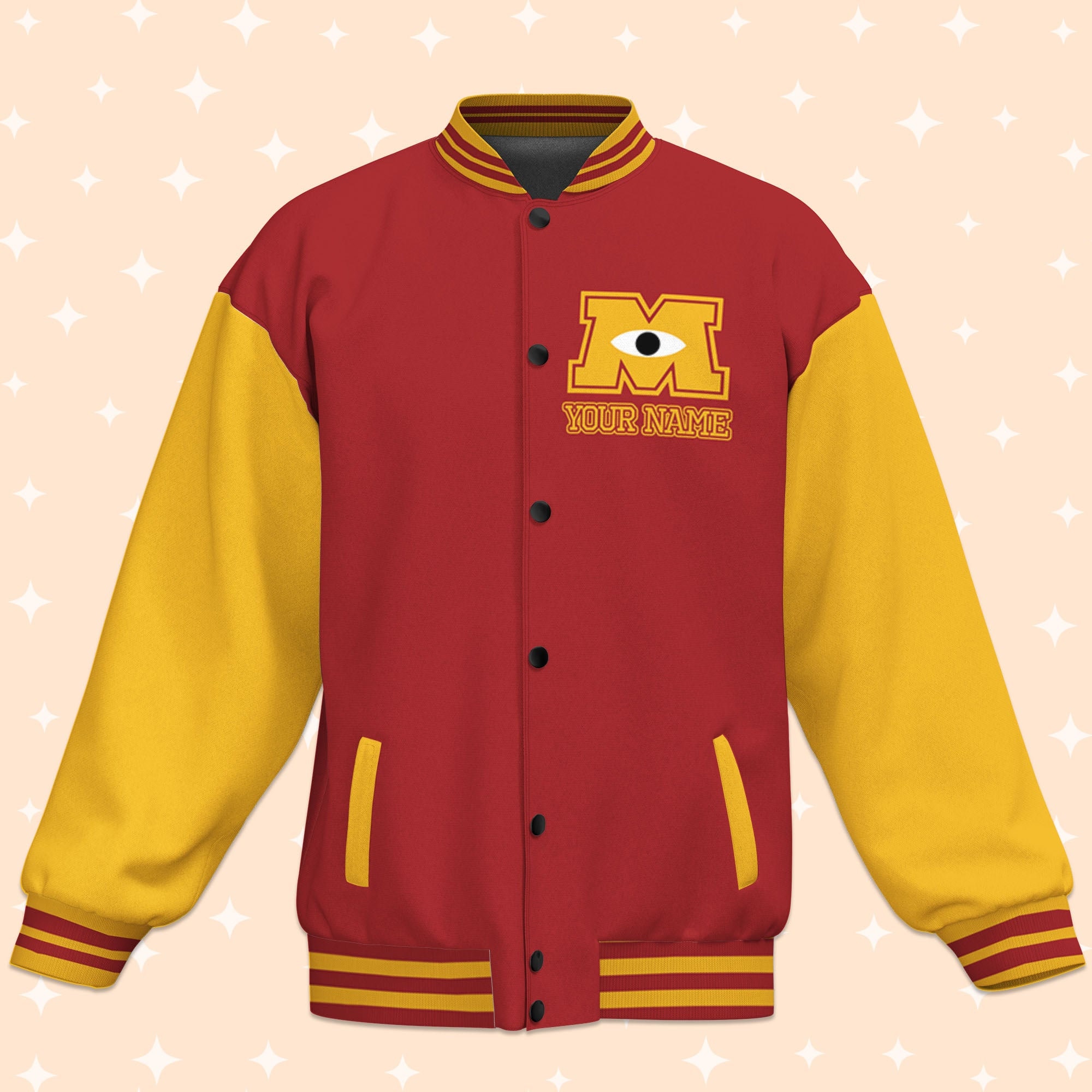 Personalized Monster University ROR Basic Baseball Jacket sold by ...