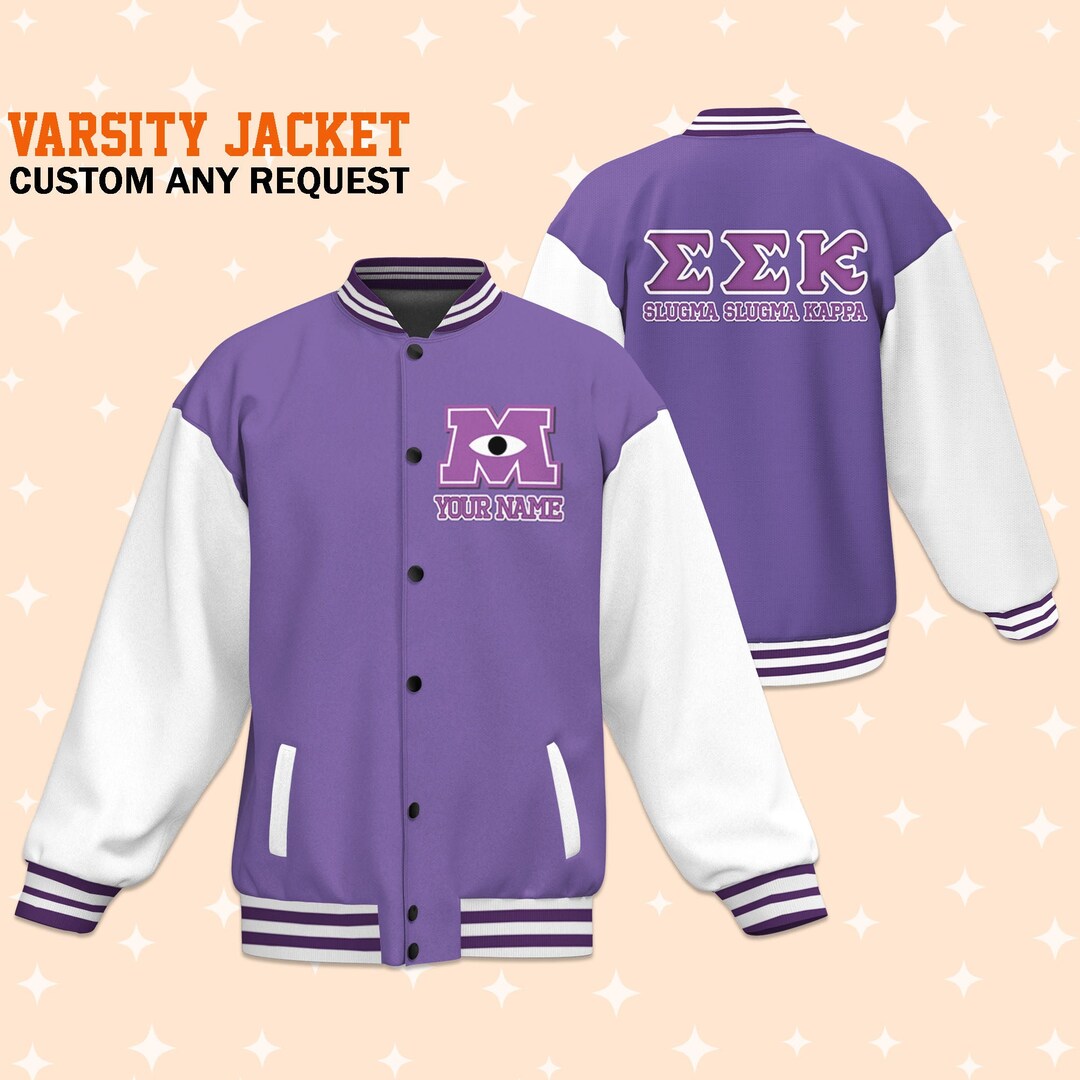 Custom Monster University SSK Basic Varsity Jacket Baseball - Etsy