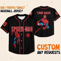 Spiderman Custom Embroidered T-shirt - Etsy