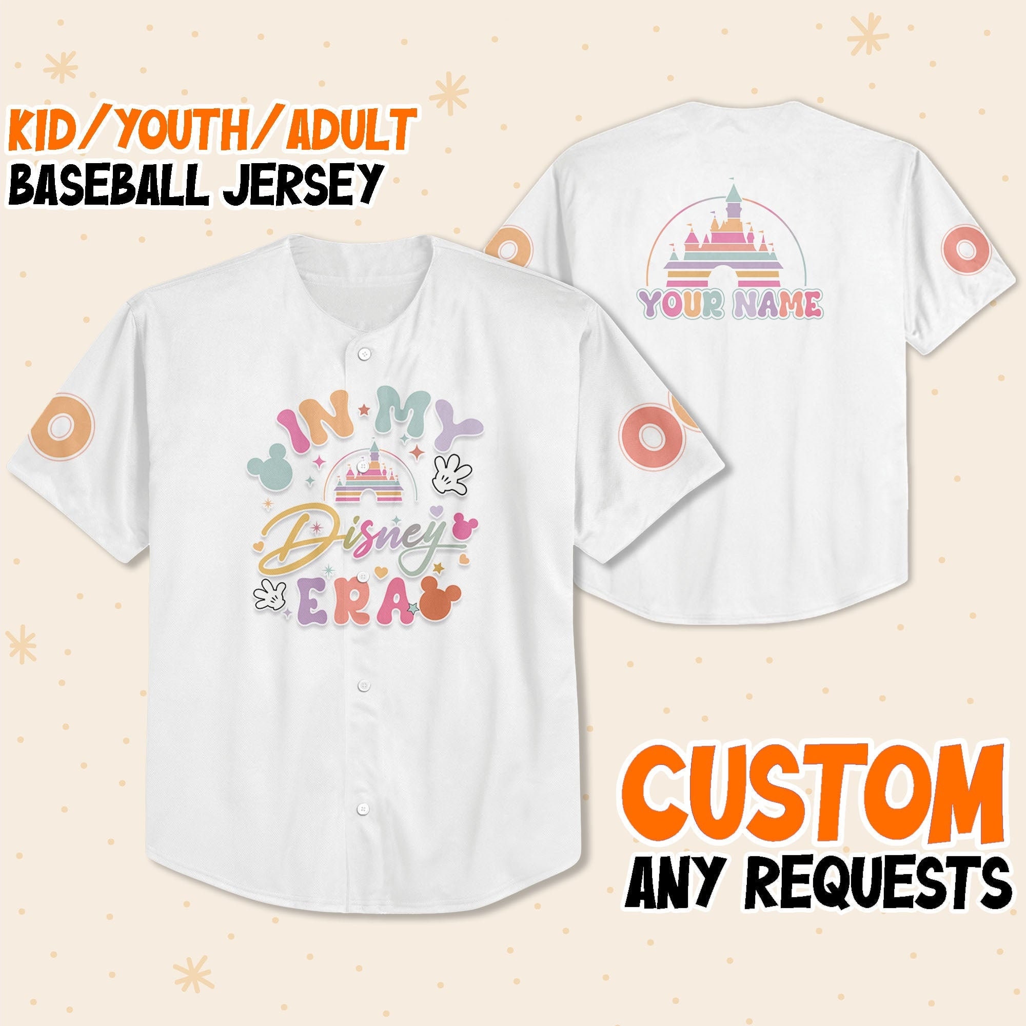 Personalized In My Disney Era Bella Baseball Jersey sold by Liberated ...