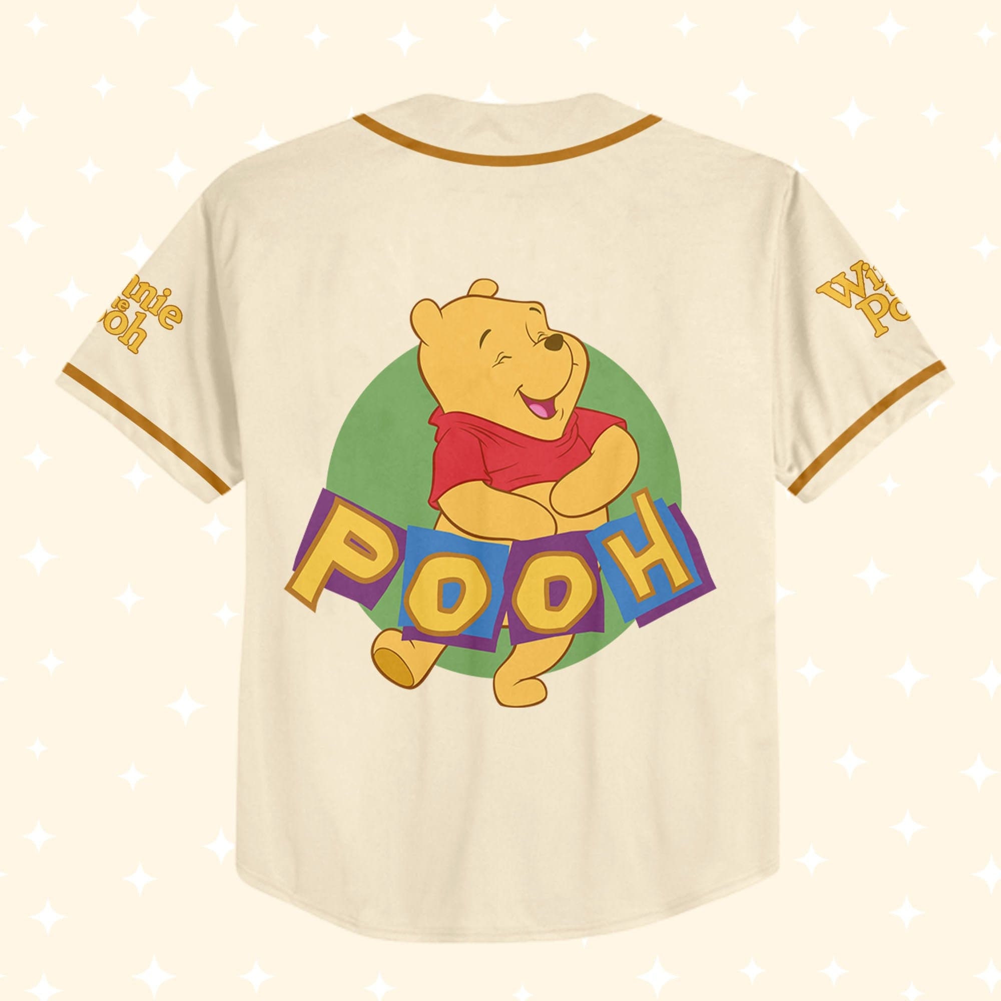 Personalized Winnie The Pooh Very Happy Baseball Jersey sold by ...