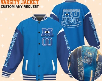 Monster's University Varsity Jacket - Etsy