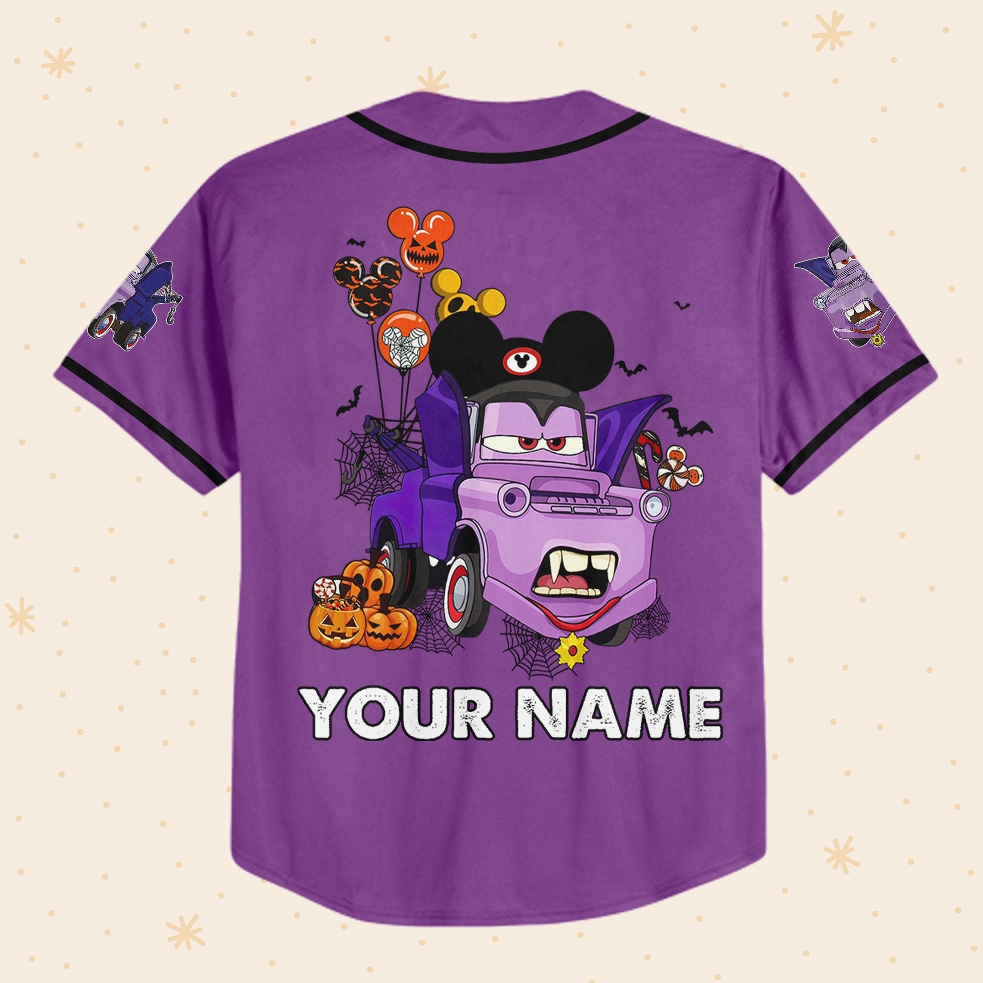 Personalized Halloween Cars Vampire Mater, Cars Lightning McQueen ...