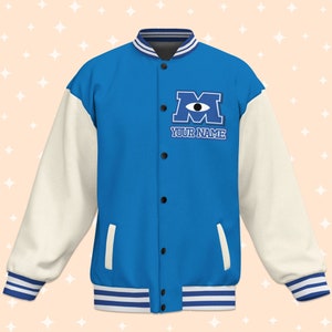 Custom Monster University Uniform Varsity Jacket, Baseball Outfit ...
