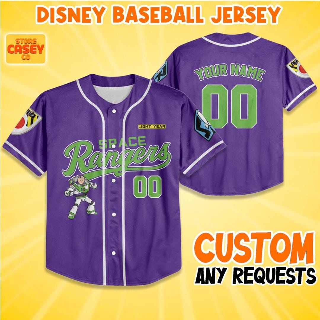 Personalized Toy Story Buzz Lightyear Purple, Custom Kids, Youth, Adult ...