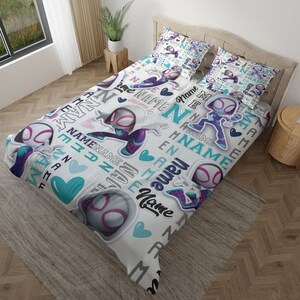 Personalized Name Blanket, Spidey Gwen and His Amazing Friends Blanket ...