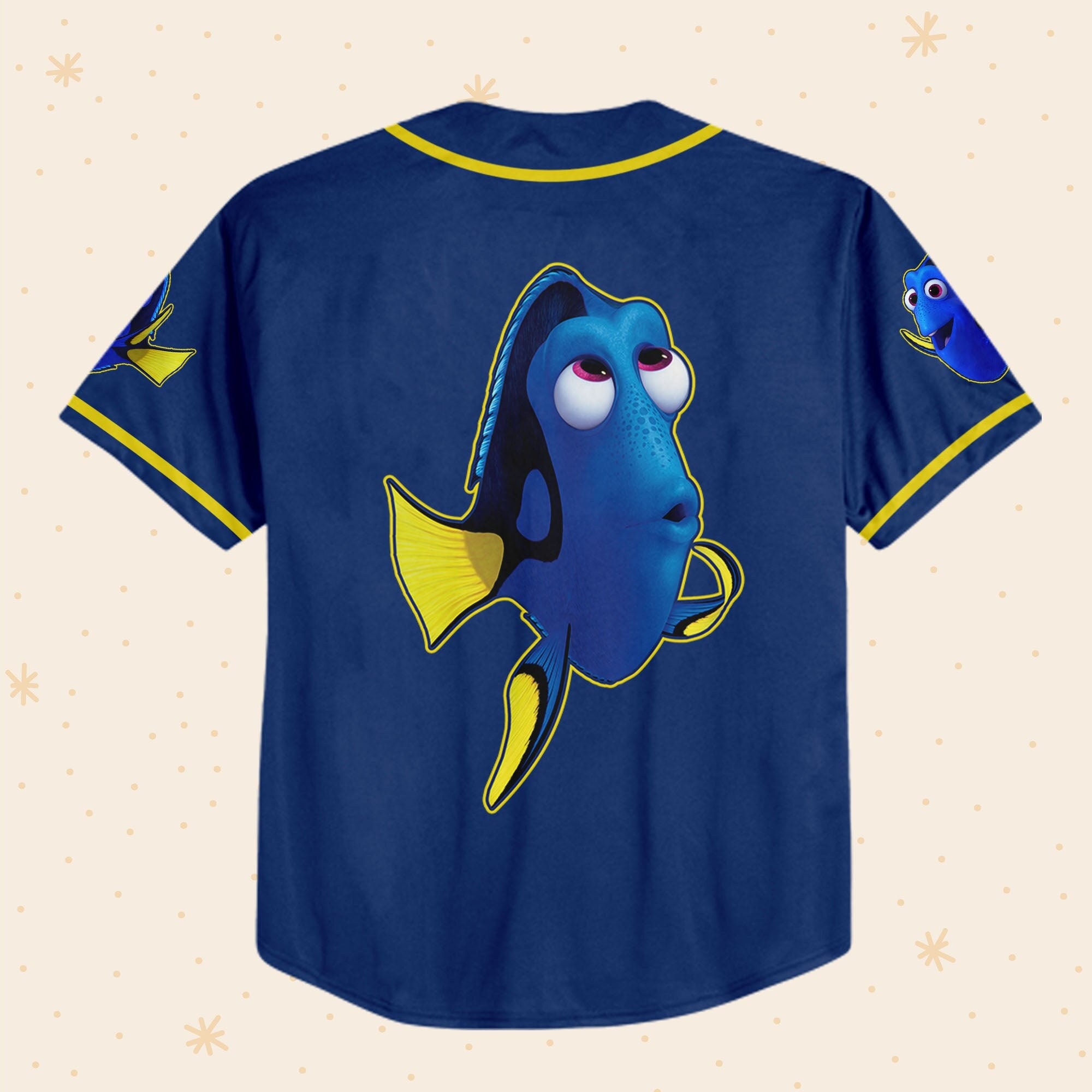 Personalized Disney Finding Nemo Dory Awesome Baseball Jersey Designed ...