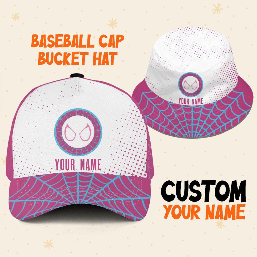 Custom Spiderman Spidergwen Logo Cap Custom Disney Hat - Etsy